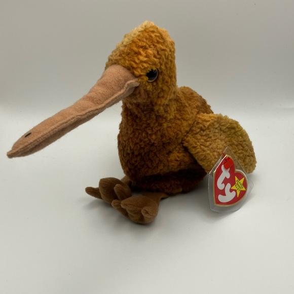 Ty | Toys | 33 Ty Beanie Babies Beak The Kiwi Bird Plush In Brown And ...